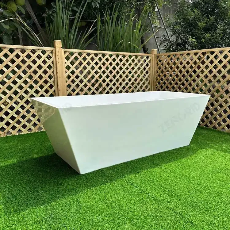 Outdoor Acrylic Ice Bath Tub Freestanding Cold Plunge Ice Tub Fitness ...