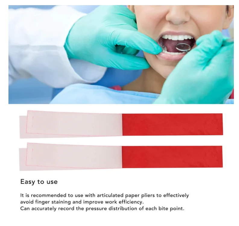 Two-color Articulating Paper Dental Consumables for Cleaning & Filling ...