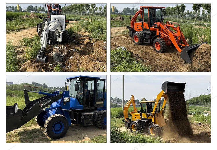 TOSH Mini Backhoe Loader - High Efficiency & Reliable Performance