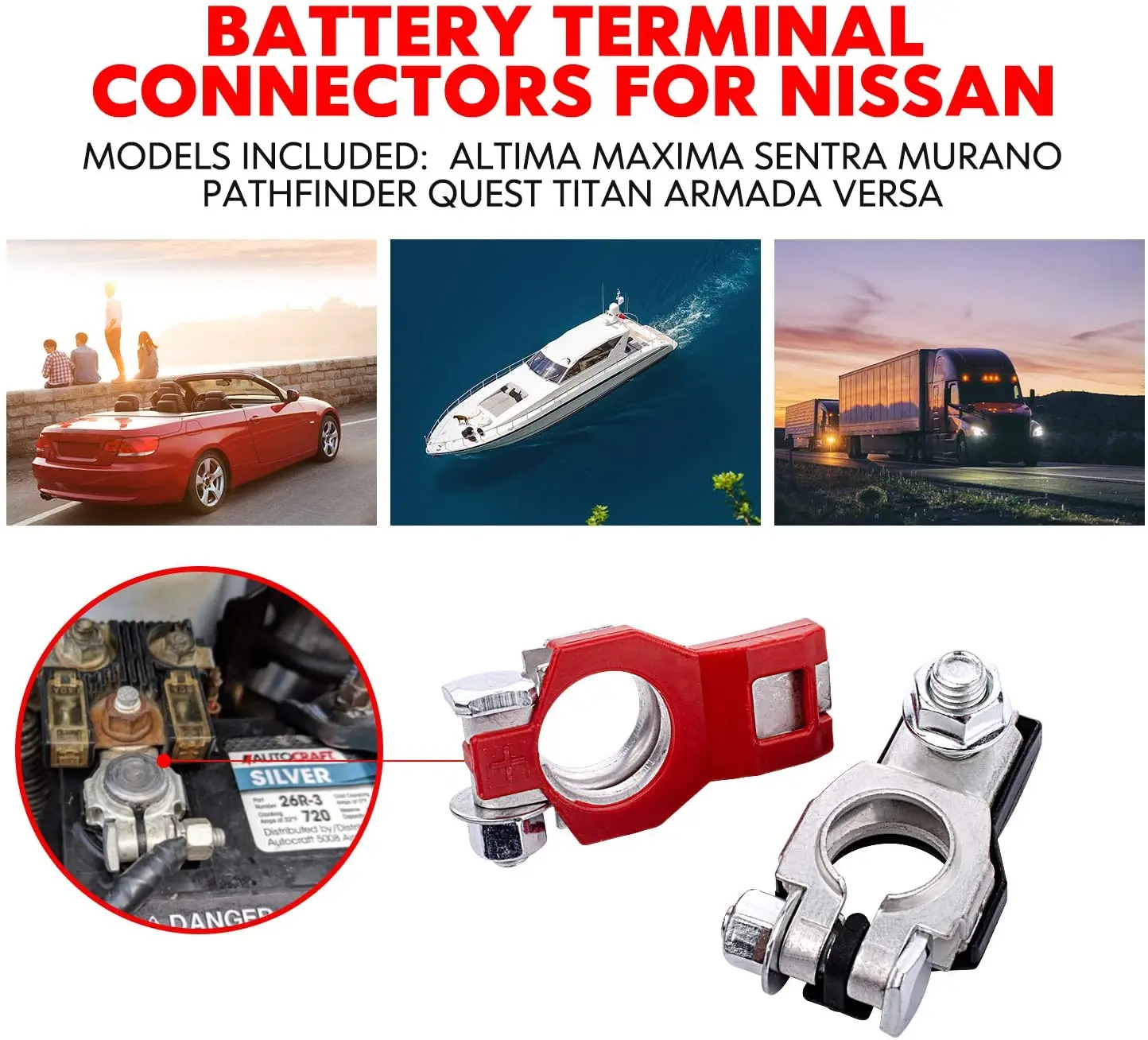 Positive and Negative Terminal Connectors - Reliable Battery Solutions
