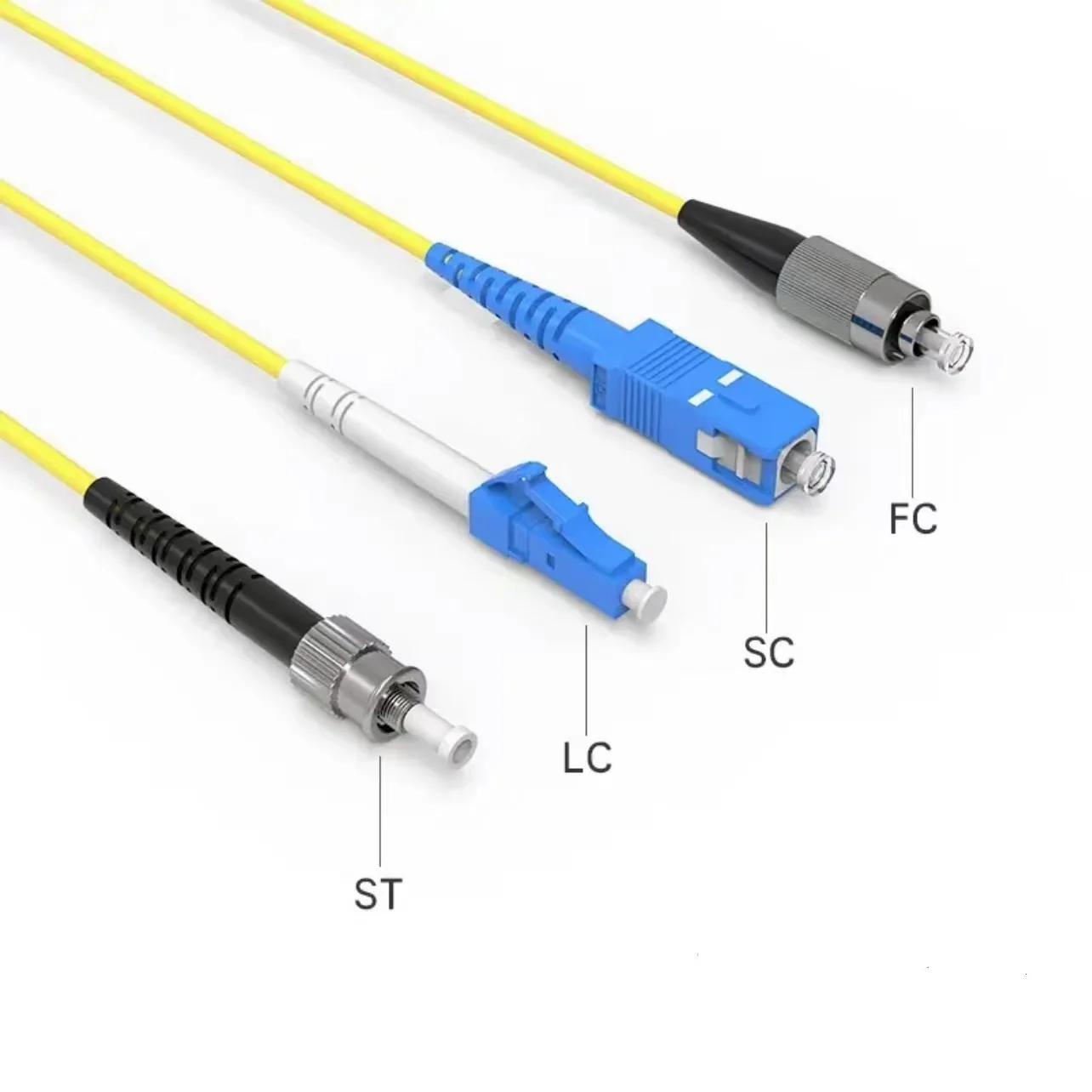 Single Mode 1m Fiber Optic Cpri Patch Cord 3mm Pvc Jacket 60m Armored ...