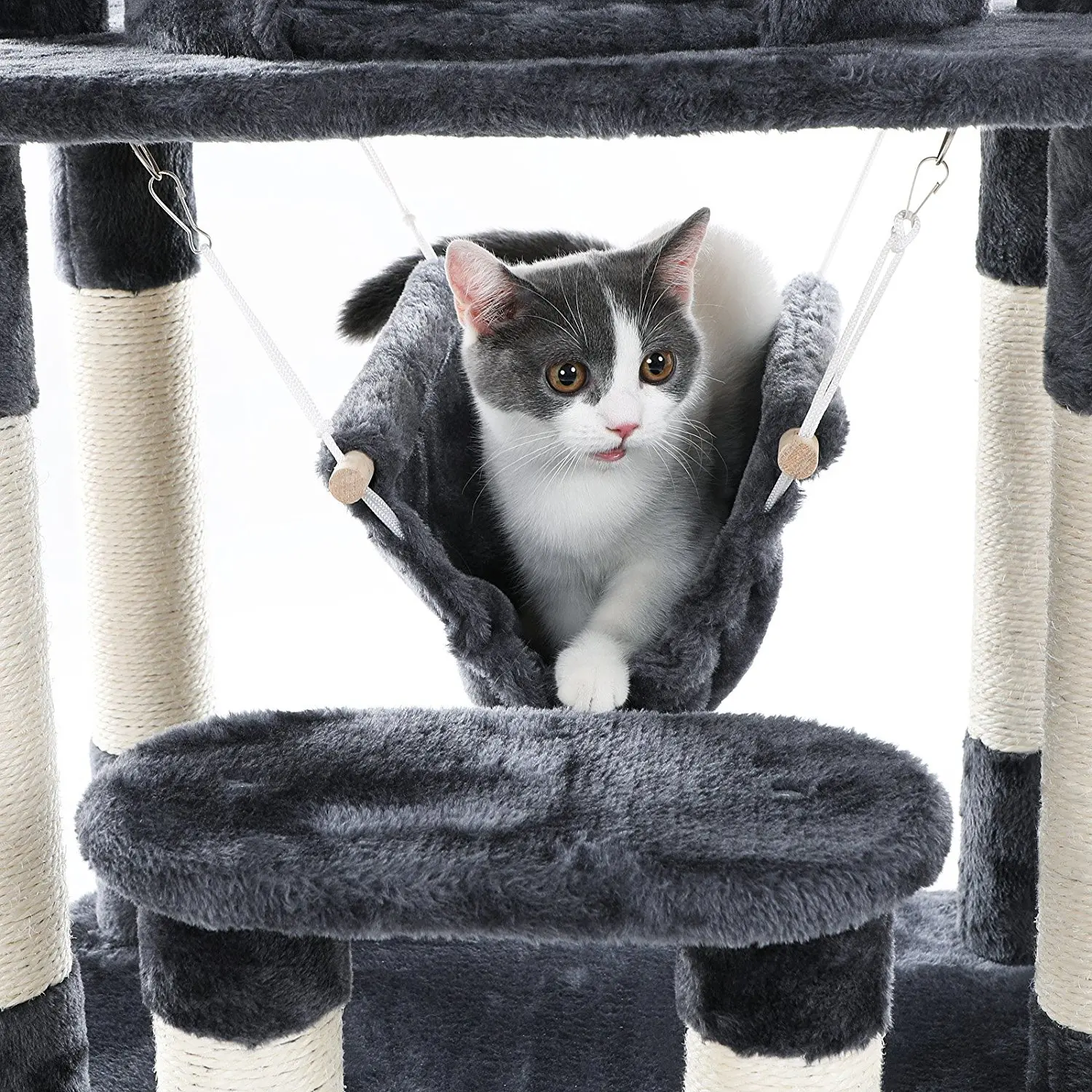 Large Cat Tree With Tower And Sisal Cat Toys Accessories Provide By Pet ...