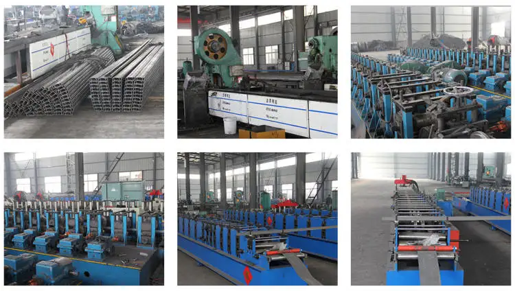 Cold Formed Perforated Stainless Steel Channels C-channel Purlins Cold ...