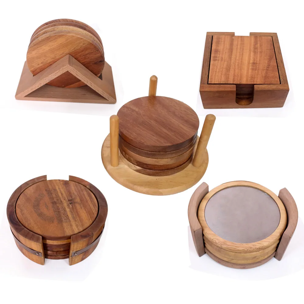 Lot Bulk Wholesale Metal Stainless Steel Drink Tea Cup Coaster Custom ...