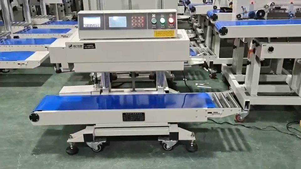 Good Quality Packing Continuous Band Heat Coffee Plastic Bags Sealing ...