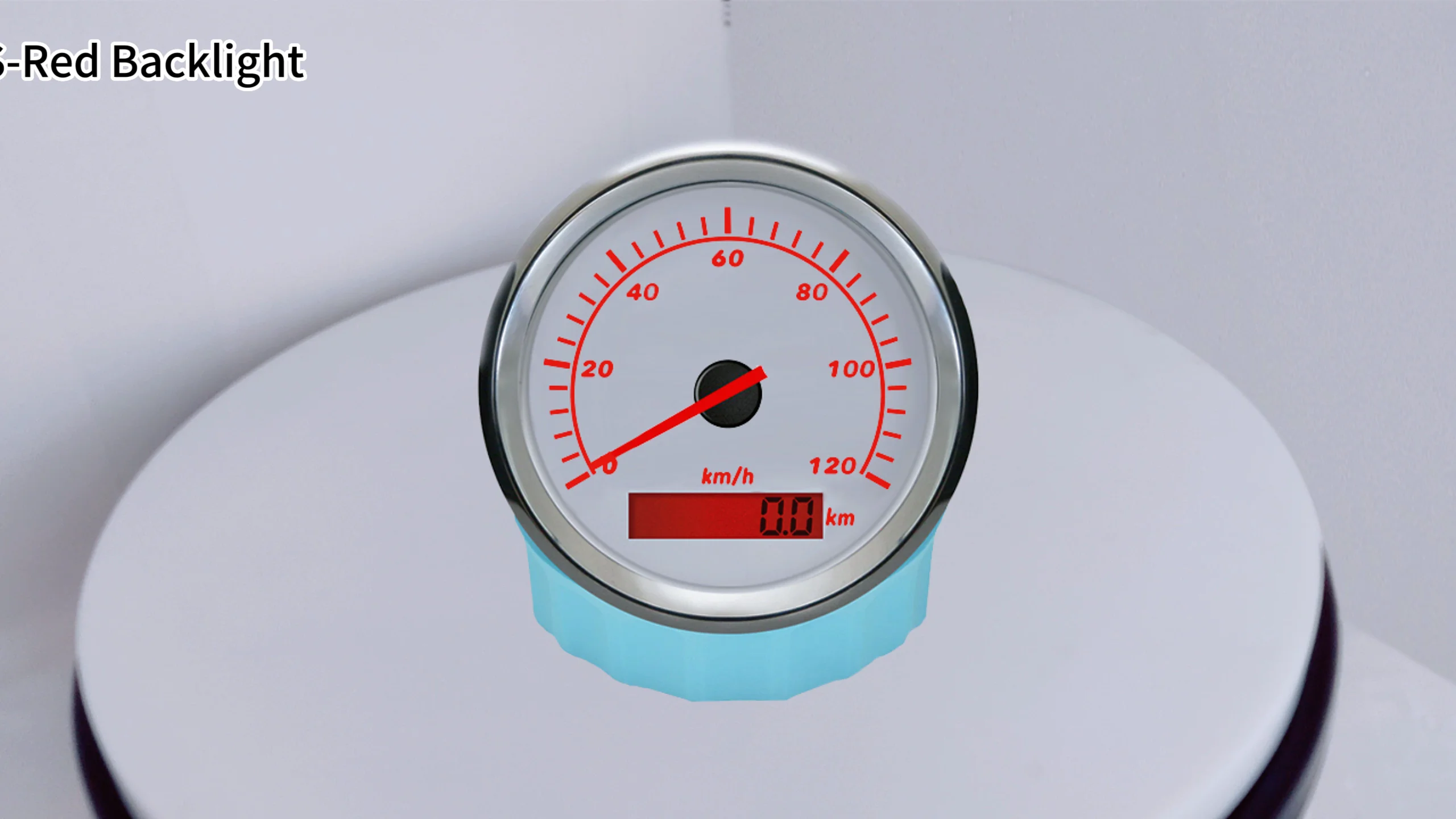 Eling 85mm Pulse Signal Speedometer Odometer Speed Gauge 0-120km/h 0 ...