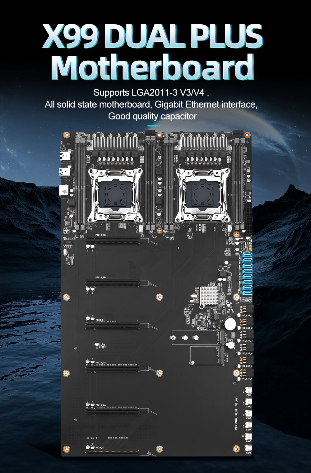 X99 Dual Plus Motherboard - Fast Delivery & High Performance