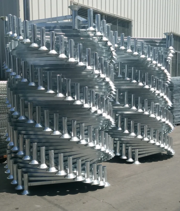 Heavy Duty Detachable Pallets Loading Stacking Storage Galvanized Steel ...