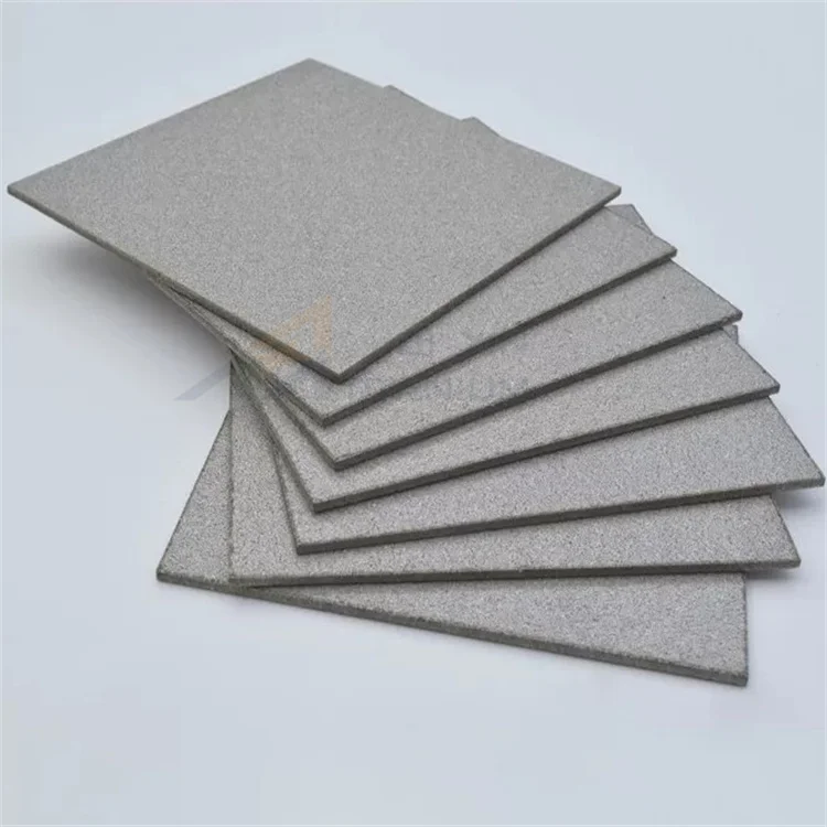 Titanium Sintered Porous Plate for PEM Pure Water Electrolyzer