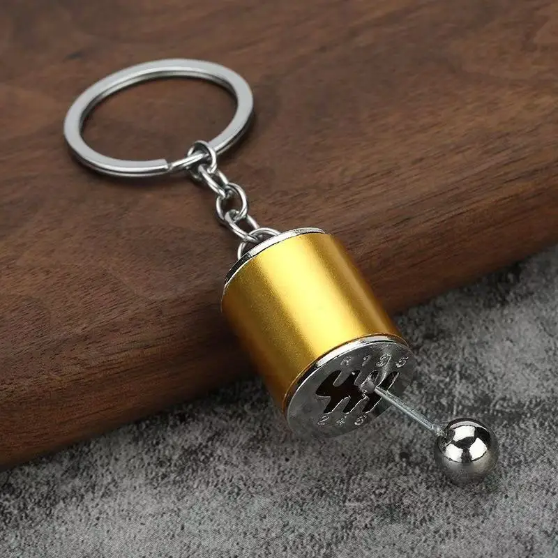Custom Performance Car Gear Shift Knob Keychain Metal Fashion Keyring ...