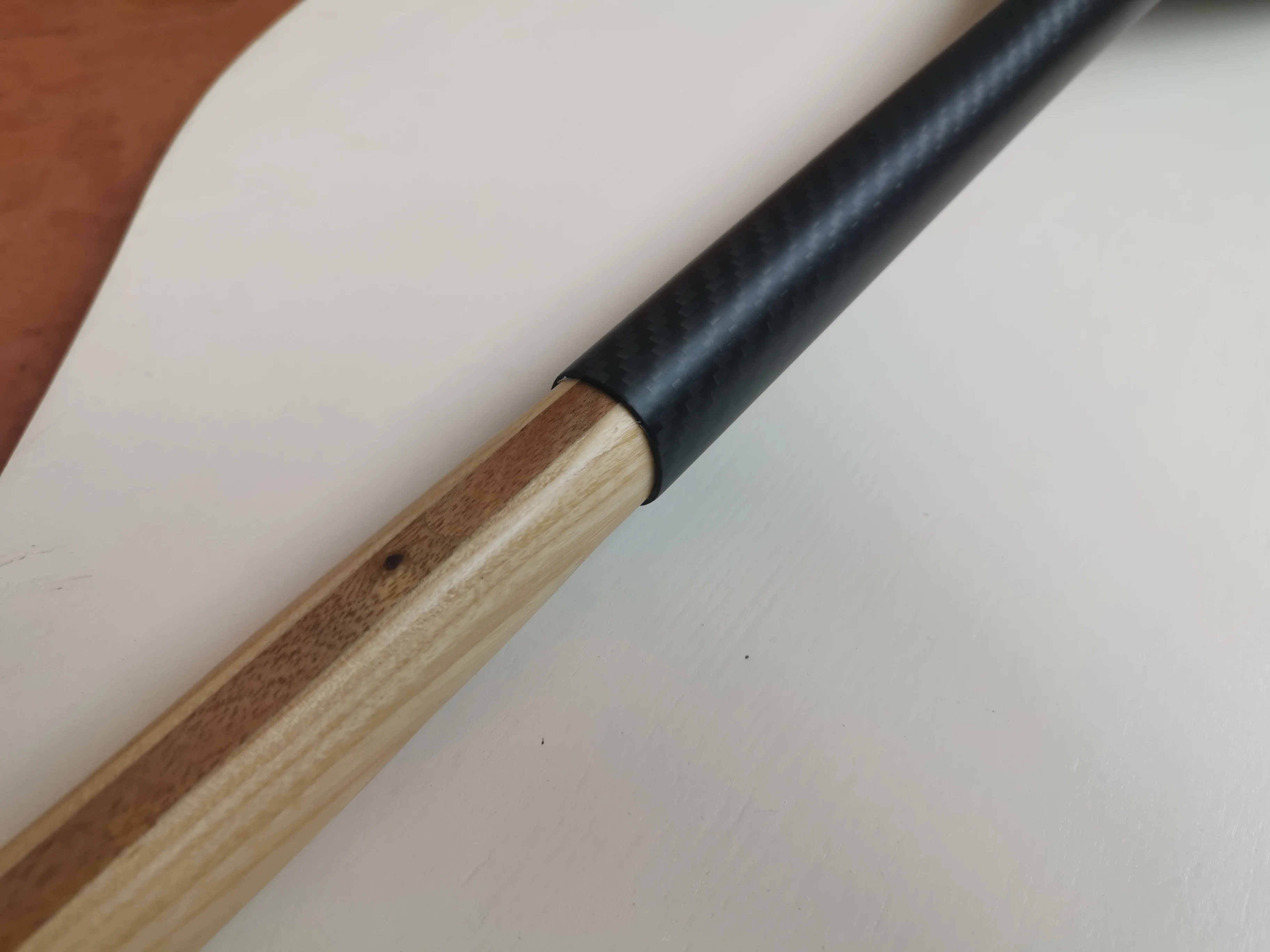 Traditional Tahitian Canoe PADDLE with Wood Shaft