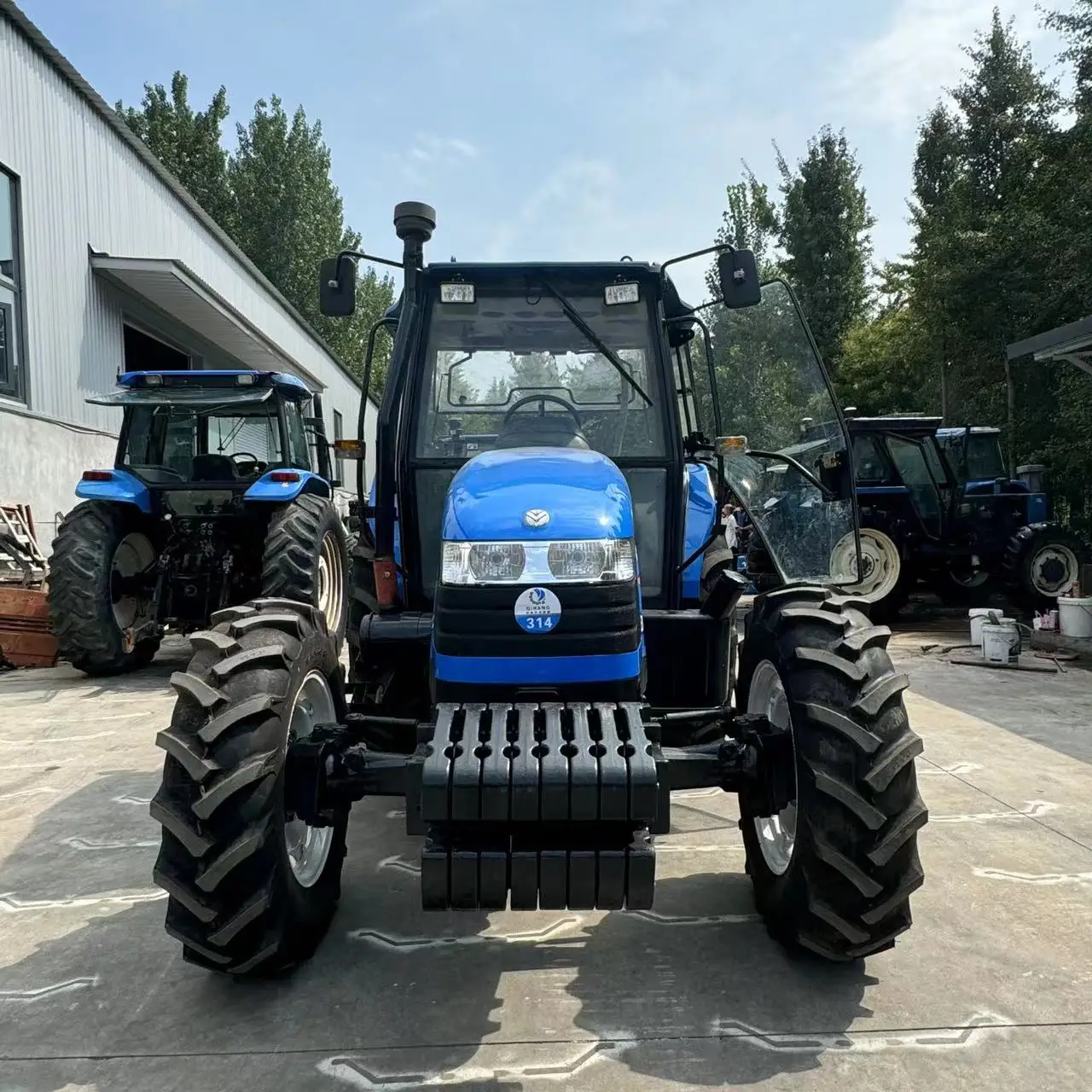 80hp Chinese 4x4 Mini Tractor Holland with Cabin Agricultura Tractores ...
