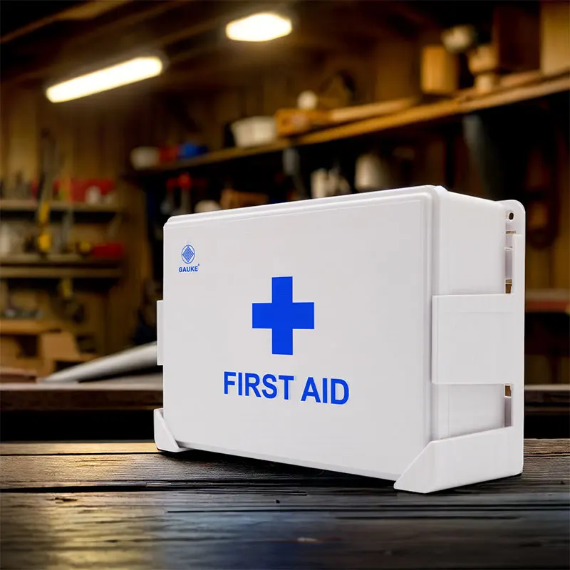 Empty First Aid Box Plastic Pp Indoor Storage White Durable Box For ...
