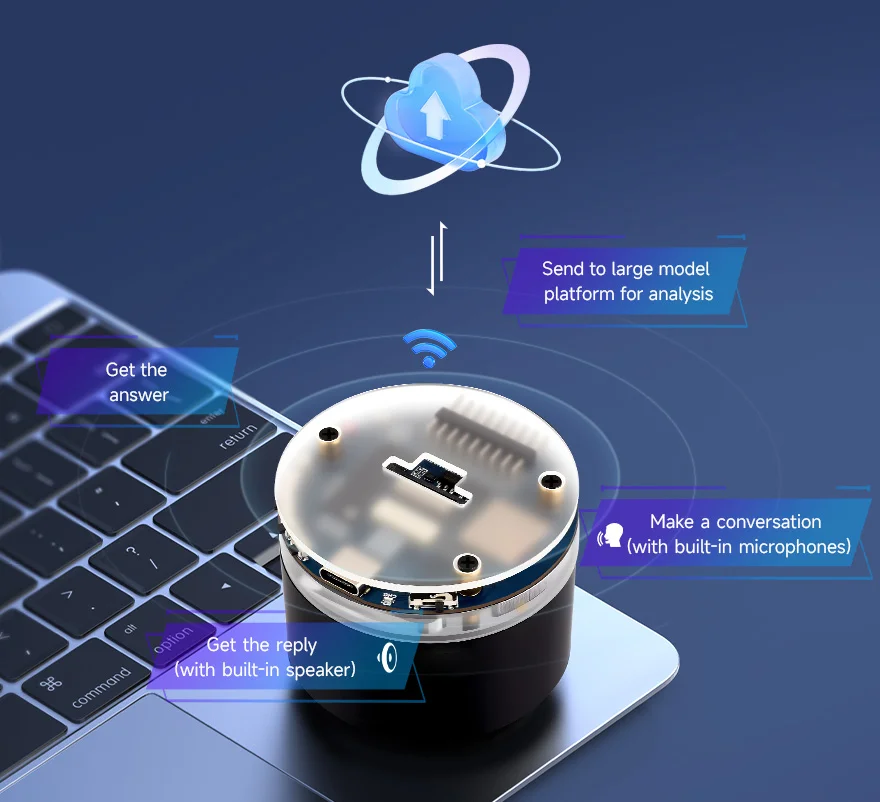 Chipboard Waveshare Esp32-s3 Ai Smart Speaker Development Board ...