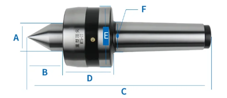 Rotary Live Center Mt4 Mt5 Rolling Live Center Carbide Tipped Dm314 ...