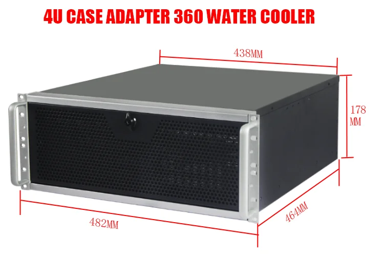 China Manufacture 4U 19 Inch Rack Mount Chassis for Servers