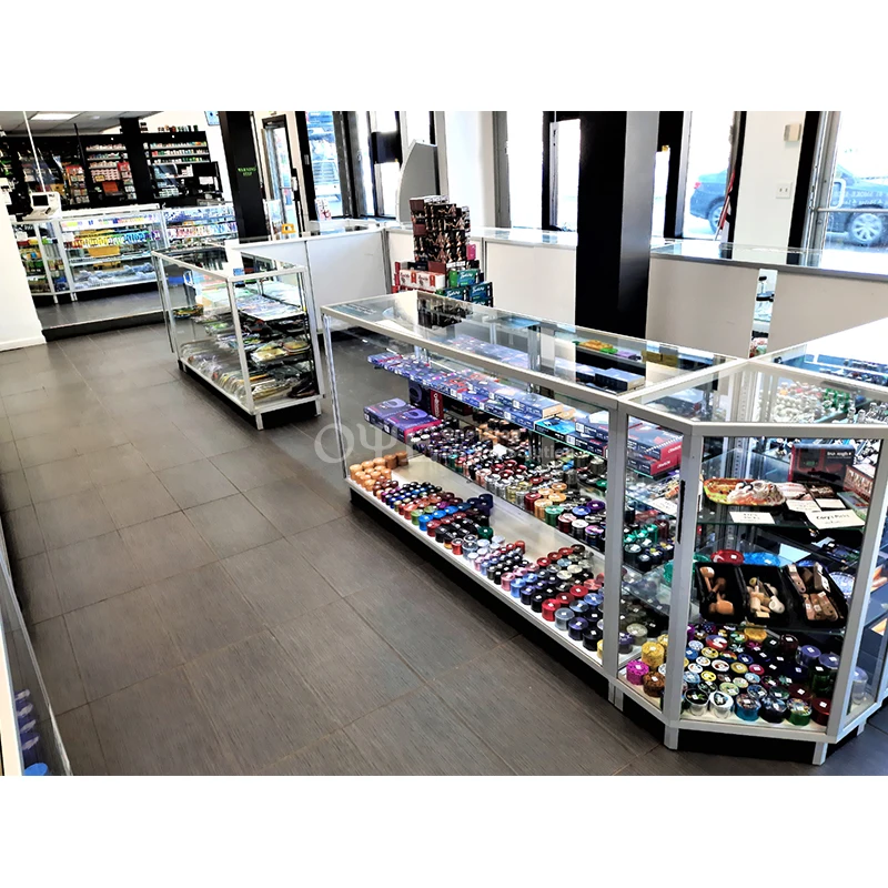 Custom Commercial Led Tobacco Display Case Custom Smoke Shop Tobacco ...