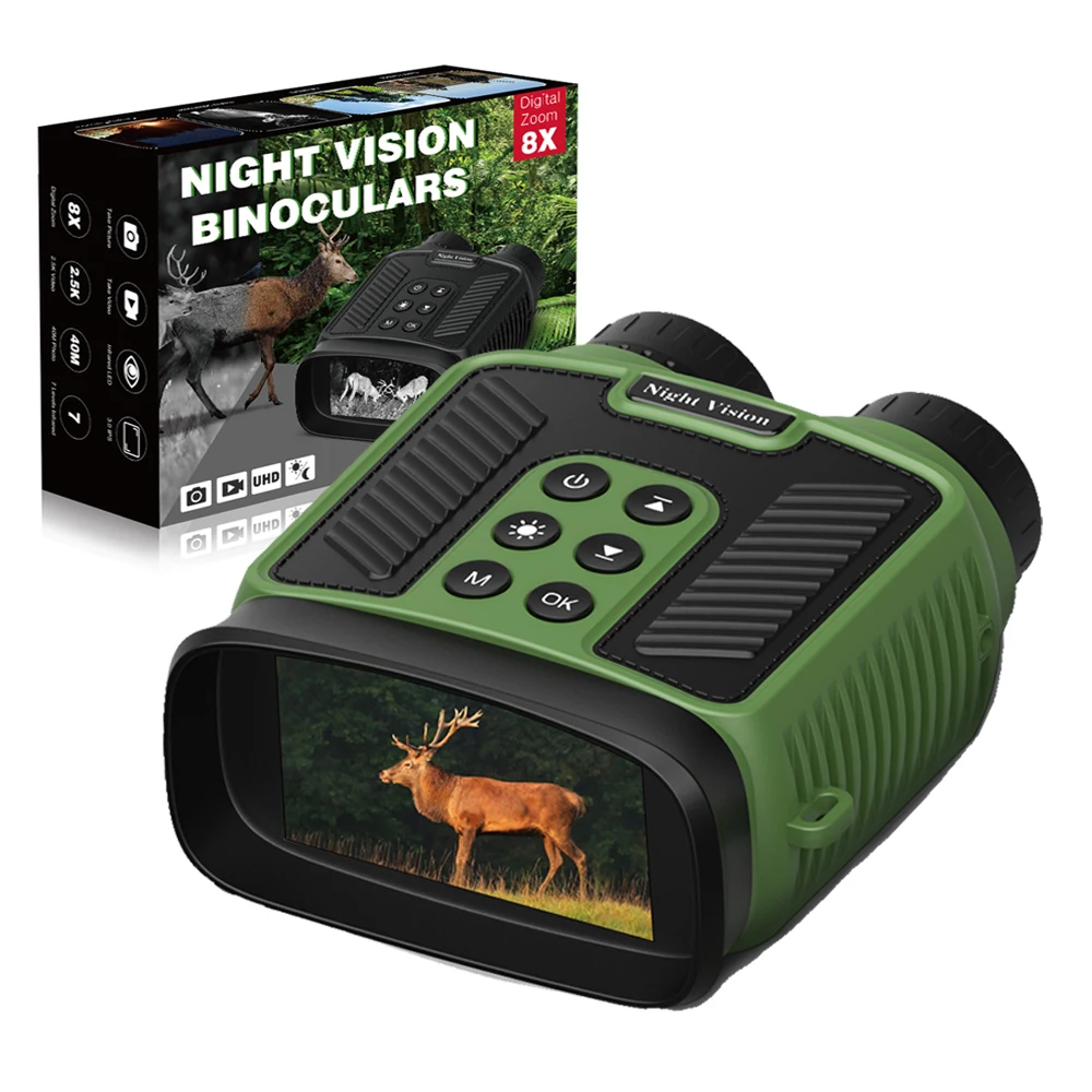 Dt59 300m Long Range Night Vision Binoculars 8x Zoom Infrared Vision ...