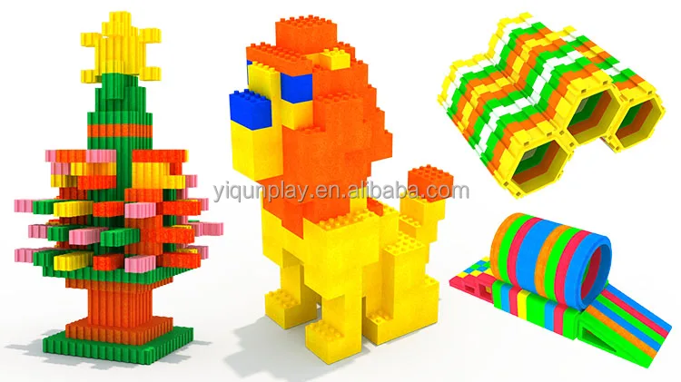 Indoor Amusement Park Epp Foam Kids Building Blocks & Model Building ...