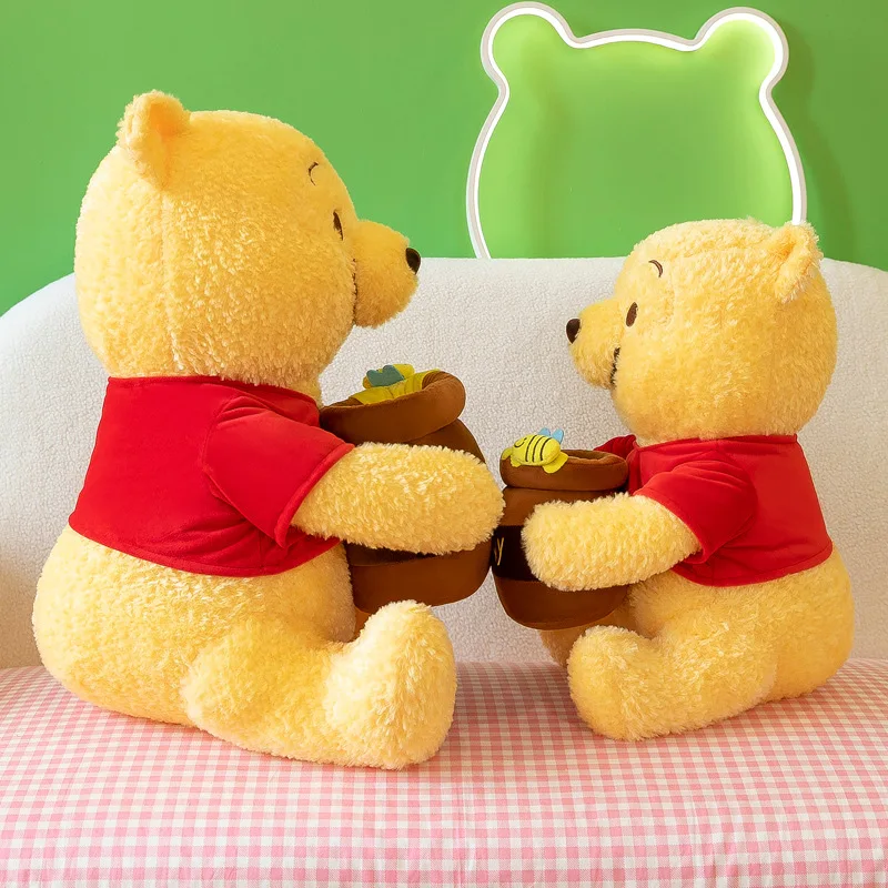 Japanese Cartoon Bear Plush Doll Hug Honey Pot Plush Toy Girl Doll ...