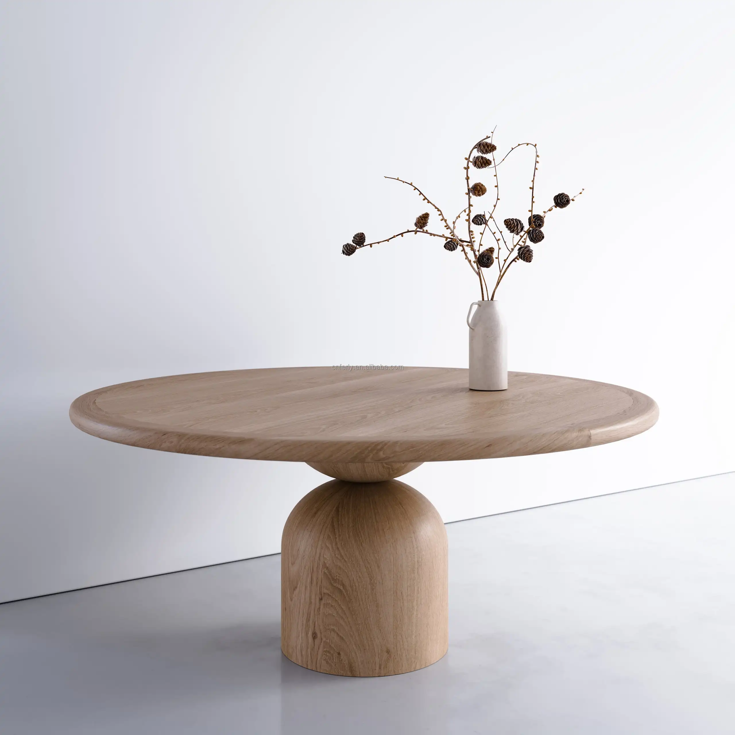 Modern Dining Room Furniture Bell Round Dining Table Wooden Tables ...