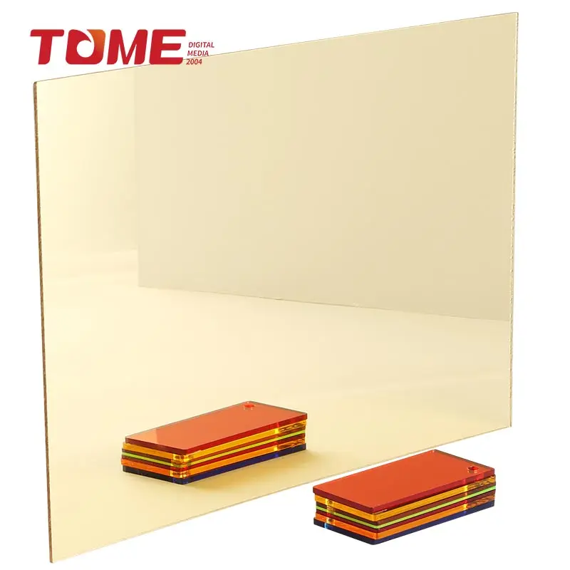 Acrylic Two Way Mirror Sheet - Half Transparency Acrylic