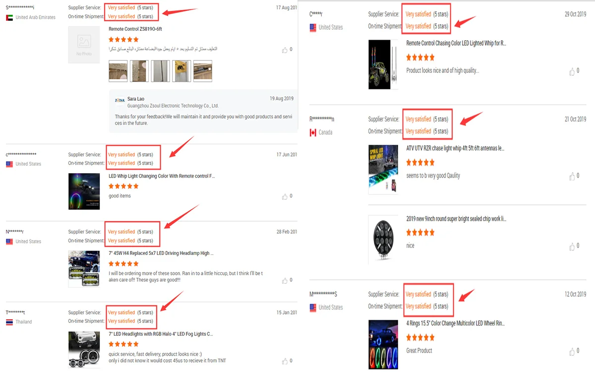 Full LED Mine Safety Flag Pole Whip Light - ZSOUL Quality