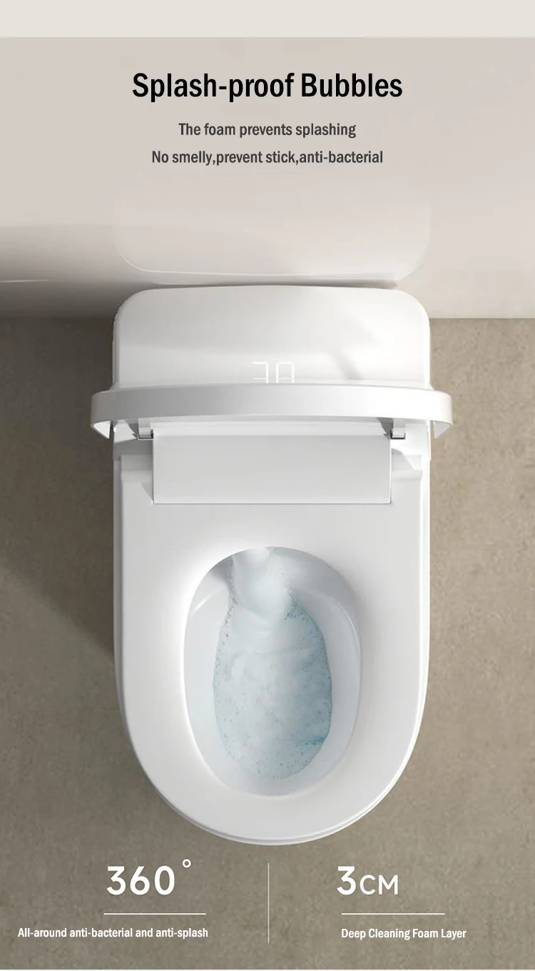 Smart Bidet Toilet - Auto Sensor Flush One Piece Smart Toliets