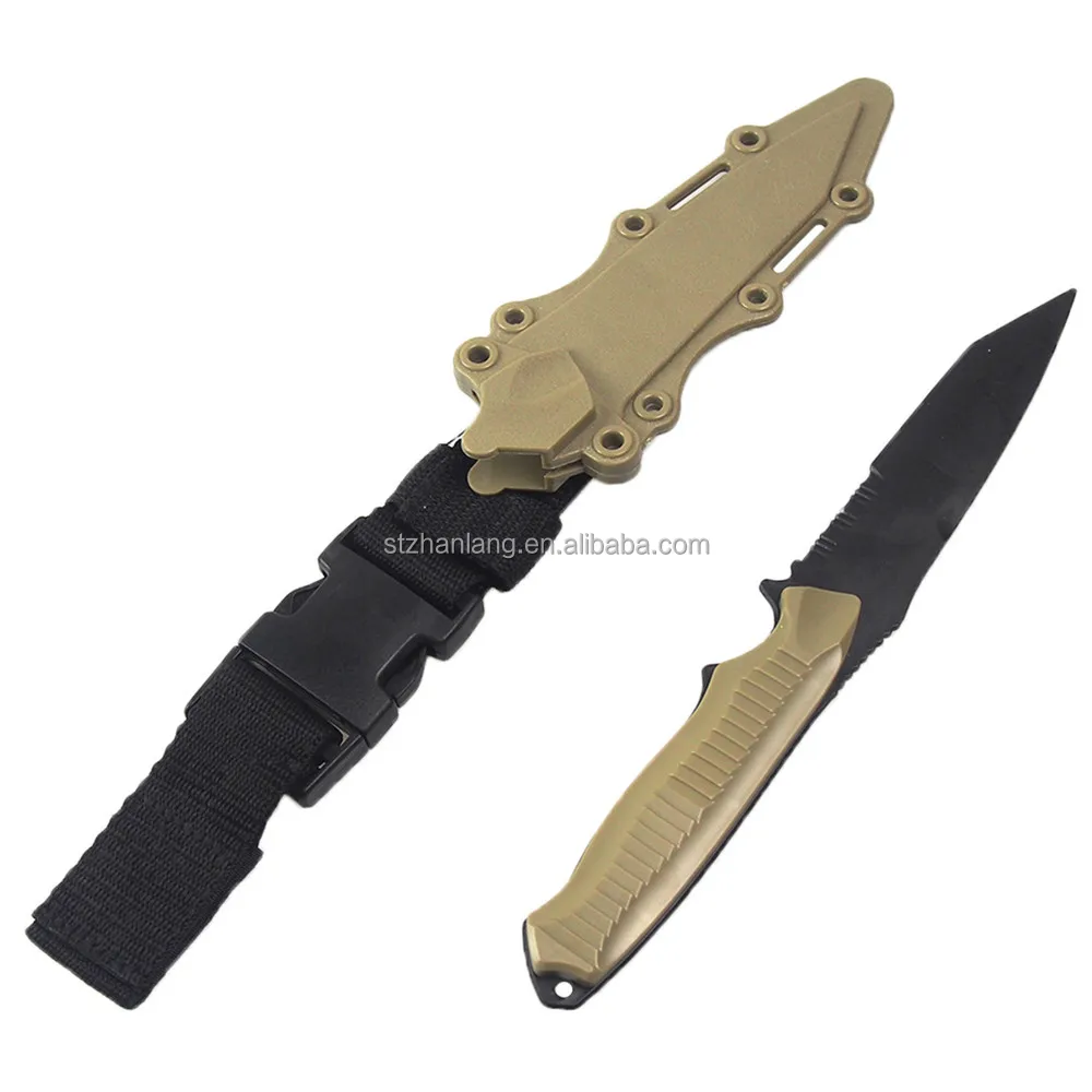 Foldable M204 Rubber Training Tactical Plastic Combat Knife With Scabbard - Buy Plastic Combat ...