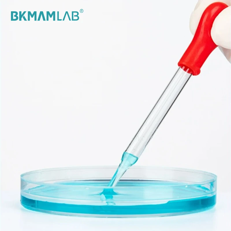 Laboratory Glassware 0.5-10ml High Borosilicate Glass Dropper With ...