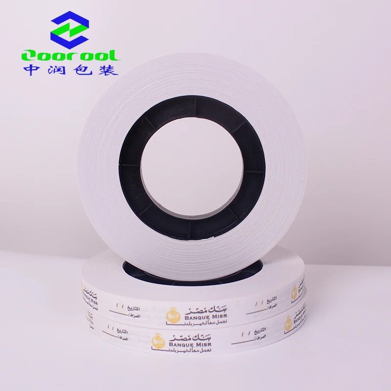 Money Strapping Machine Kraft Paper Roll Bank Use Banding Cash Small ...