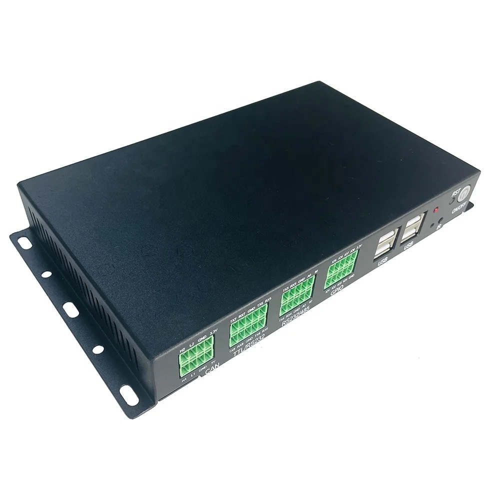 New Vehicle Truck Mini PC Industrial Grade MINI Box Arm Android Processor RK3568 GPIO RS232 ...