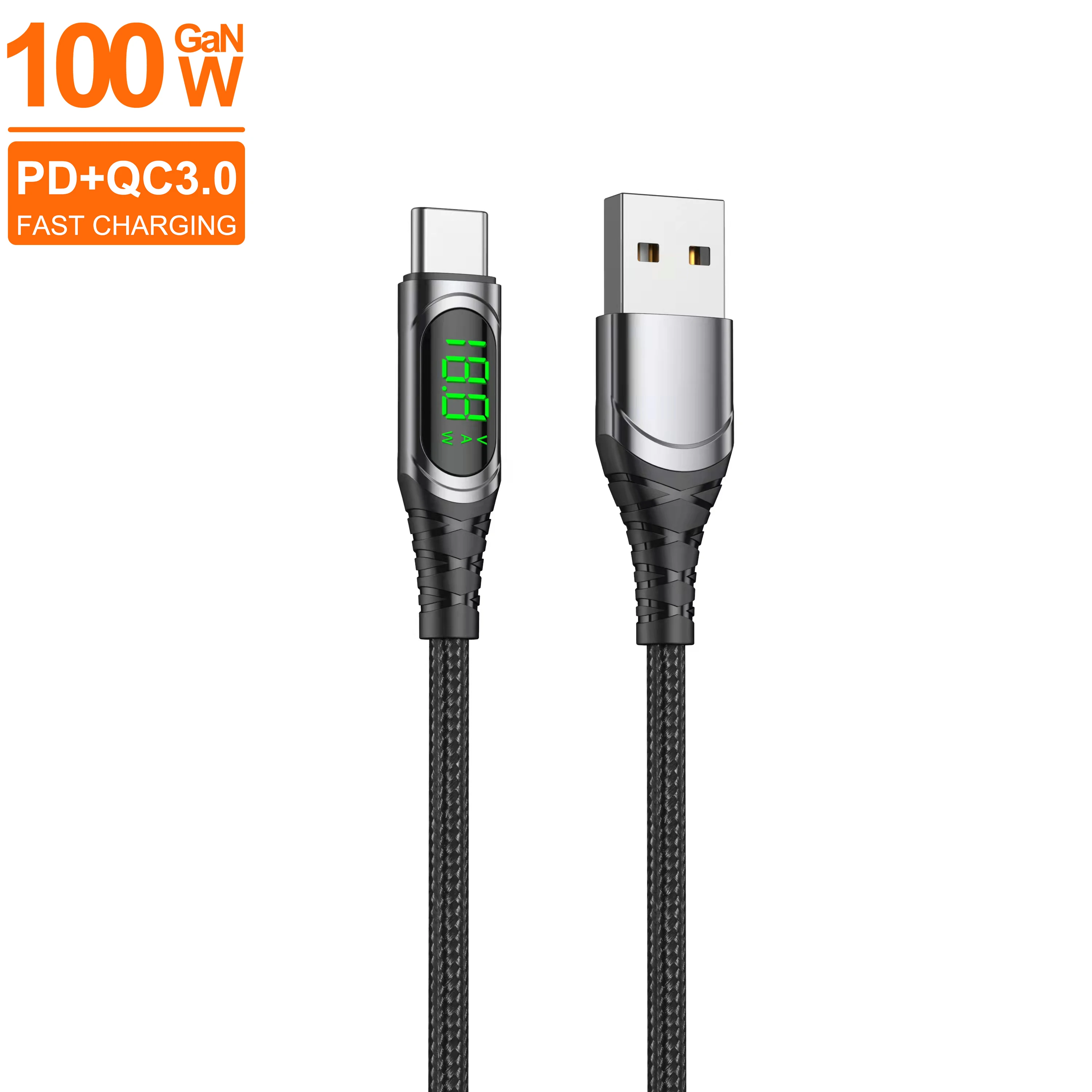 Wholesale PD Fast Charging Type C USB Cable 1m Smartphones