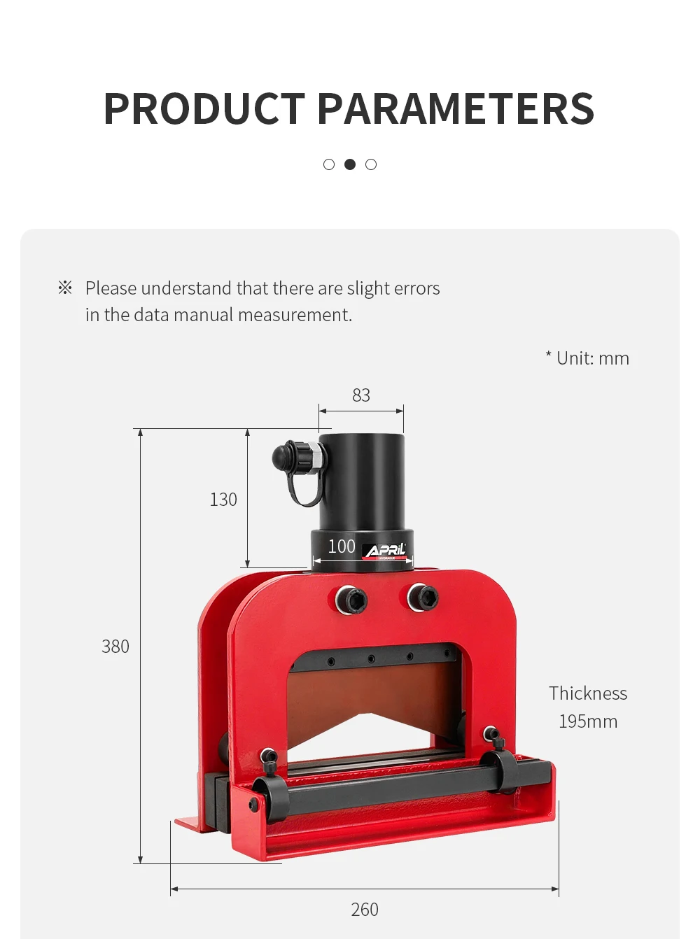 Hydraulic Busbar Cutting Tool - Precision and Efficiency