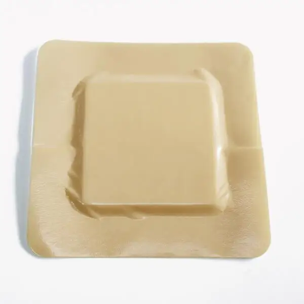 Manufacturer 10x10cm Adhesive Foam Dressings Pu Foam Dressing Square ...