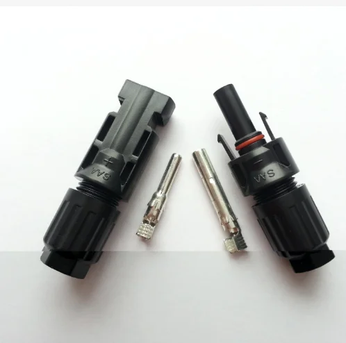 Panel Mount Solar Connector Solar Photovoltaic 4 Bulkhead Pv Connector ...