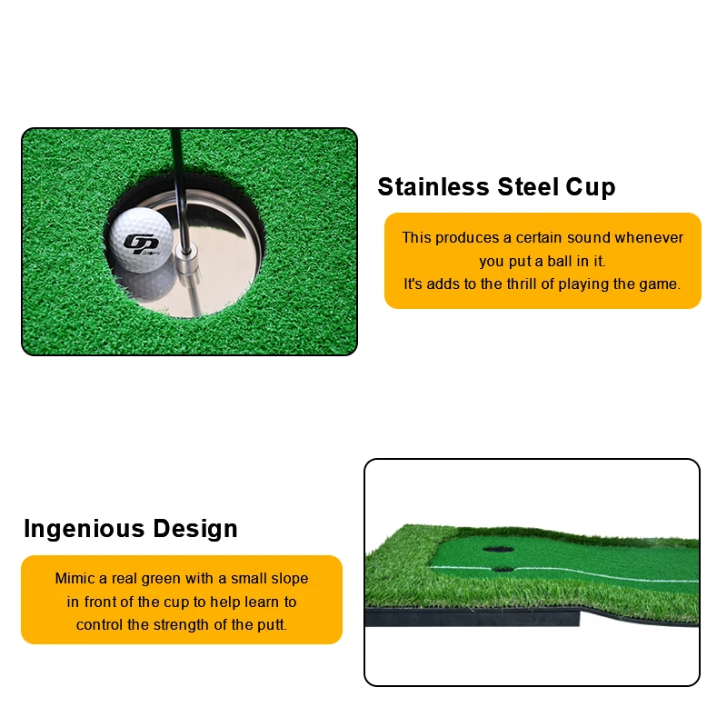 High Quality Artificial Grass Golf Putting Mat Personal Putting ...
