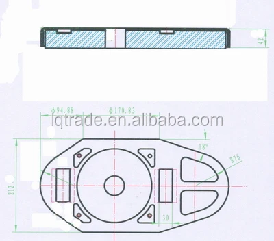 Alumina Carbon Cs60 Cs80 Slide Gate Plate Refractory - Buy Cs60 Steel ...