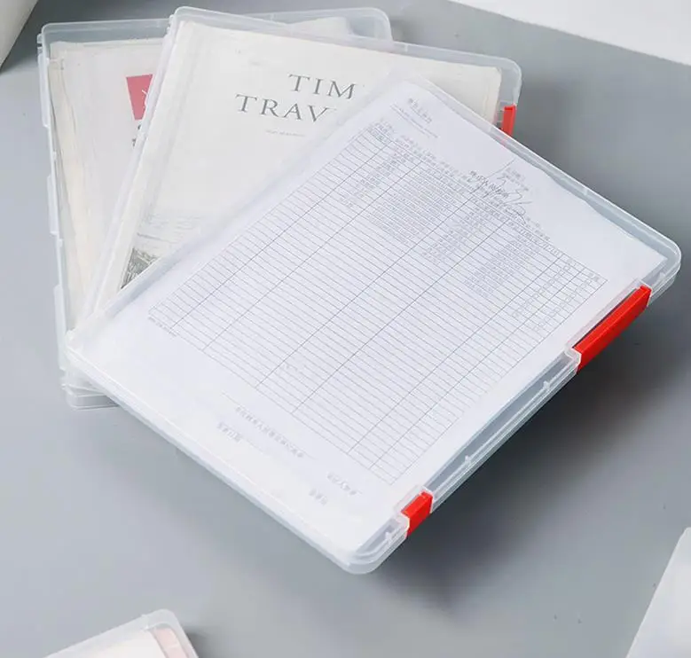 A4/A5 Paper Transparent Storage Box - Save Space & Organize