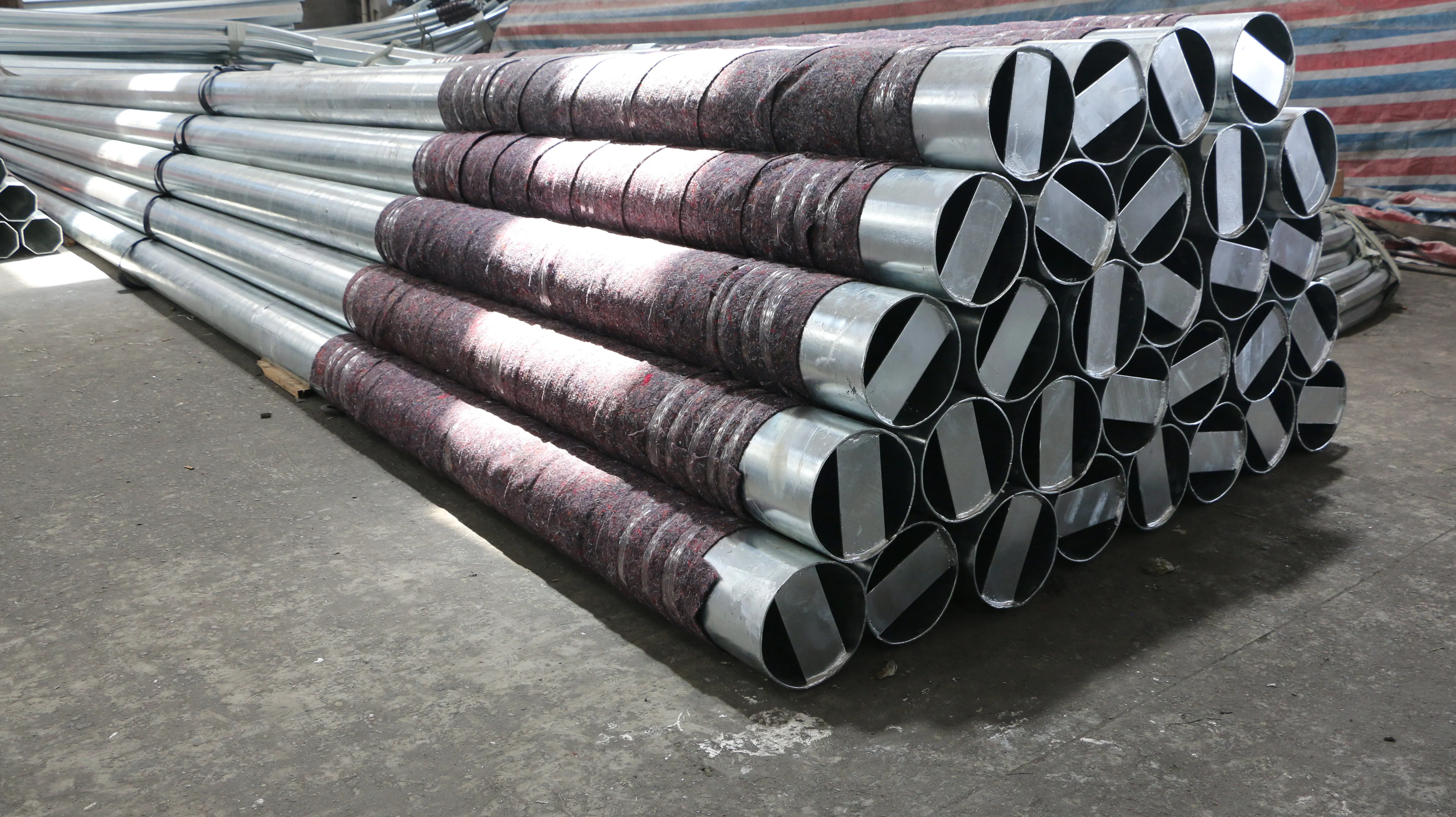 15m Octagonal Galvanized Street Lighting Pole/lamp Post/metal Column ...