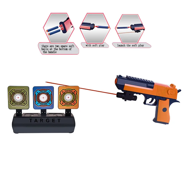 Children Electronic Dart Shooting Game Infrared Laser Gun Children ...
