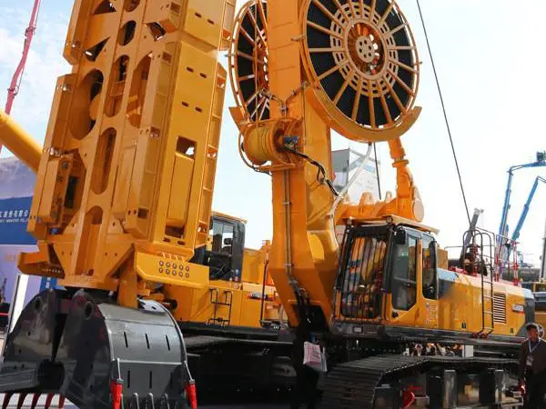 Underground Trench Cutter Machine Diaphragm Wall Hydraulic Grab XG600D ...
