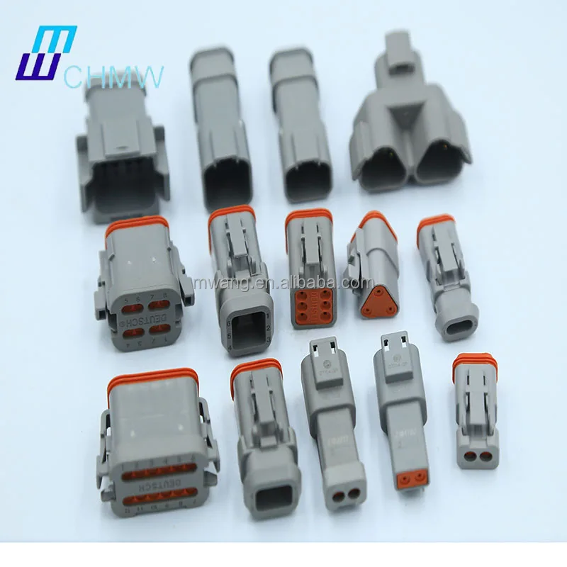 Dt04-3p-p007 Alternative Deutsch Dt Series Gray 3 Pin Way Y Receptacle ...