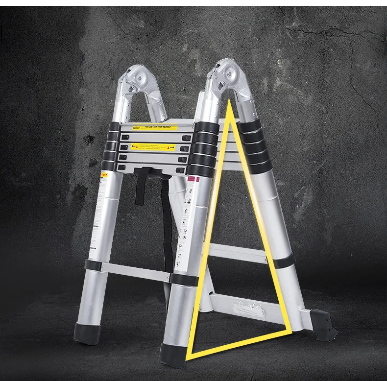 Aluminium Fold Ladders Telescopic Ladder Double Sided Combination ...
