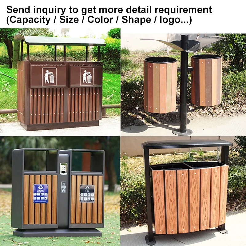 Sustainable Outdoor Waste Bins - Durable & Recyclable