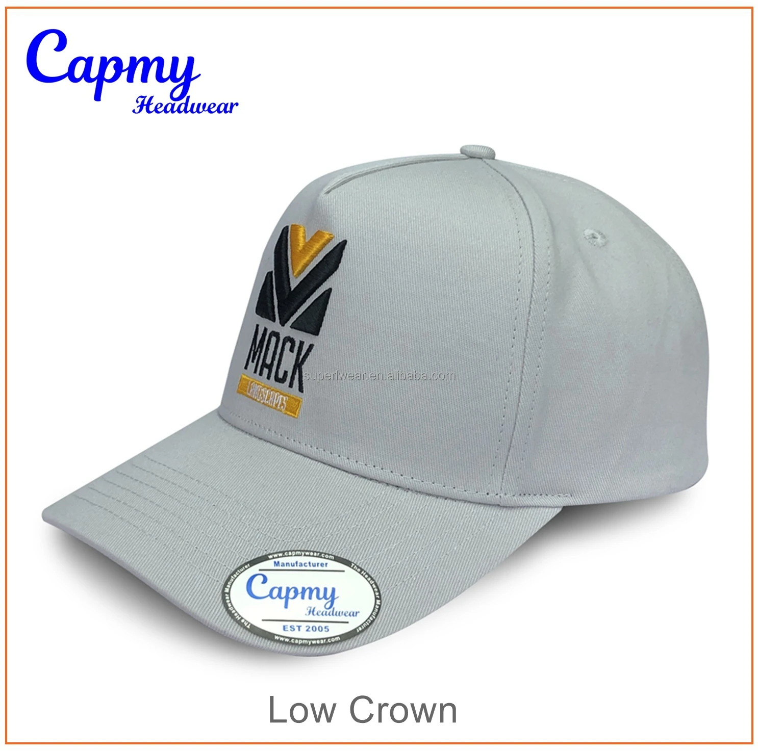 Custom Your Logo 5 Panel Caps - Stylish & Versatile Hats