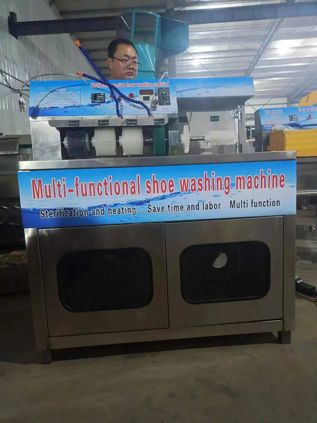 Automatic Semi Manual Commercial Shoe Washing Equipment - Buy Smart ...