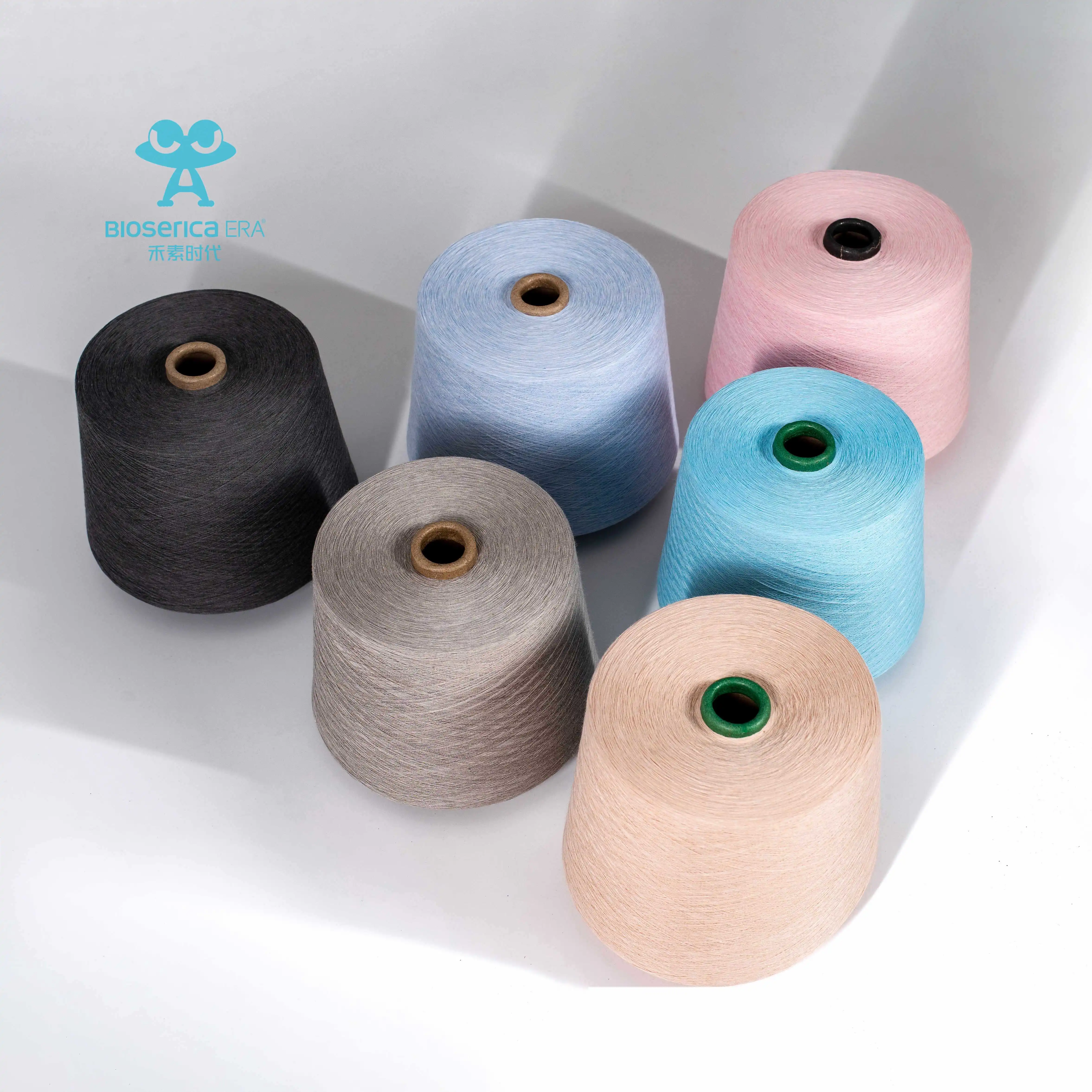 Bioserica Era Viscose Rayon Filament Yarn Egret Viscose Yarn 28s Viscose Filament Yarn - Buy 20/ ...
