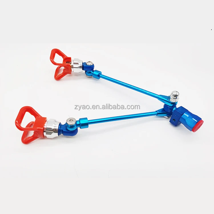 High Pressure Airless Adjustable Extension Pole with Two Nozzles for ...