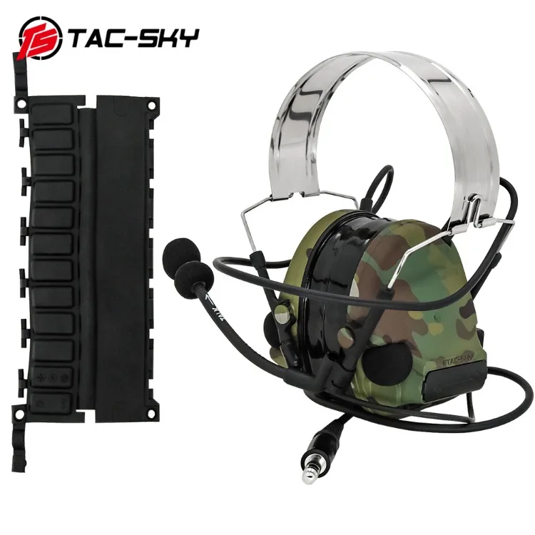 Ts Tac-sky Newest Detachable Headband Multicam Comtac Iii Hearing ...